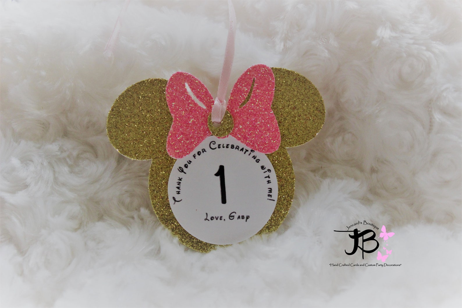 Minnie Mouse Favor Tags Minnie Mouse Thank You Tags Pink and | Etsy