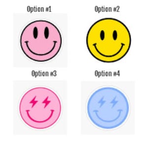 Smiley Cake Topper, Preppy Cake Topper, Smile Cake Topper, Groovy Cake ...