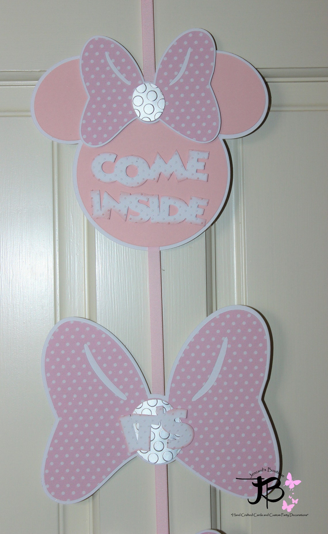 Minnie Mouse Door Sign, Minnie Mouse Birthday Door Sign, Minnie Mouse ...