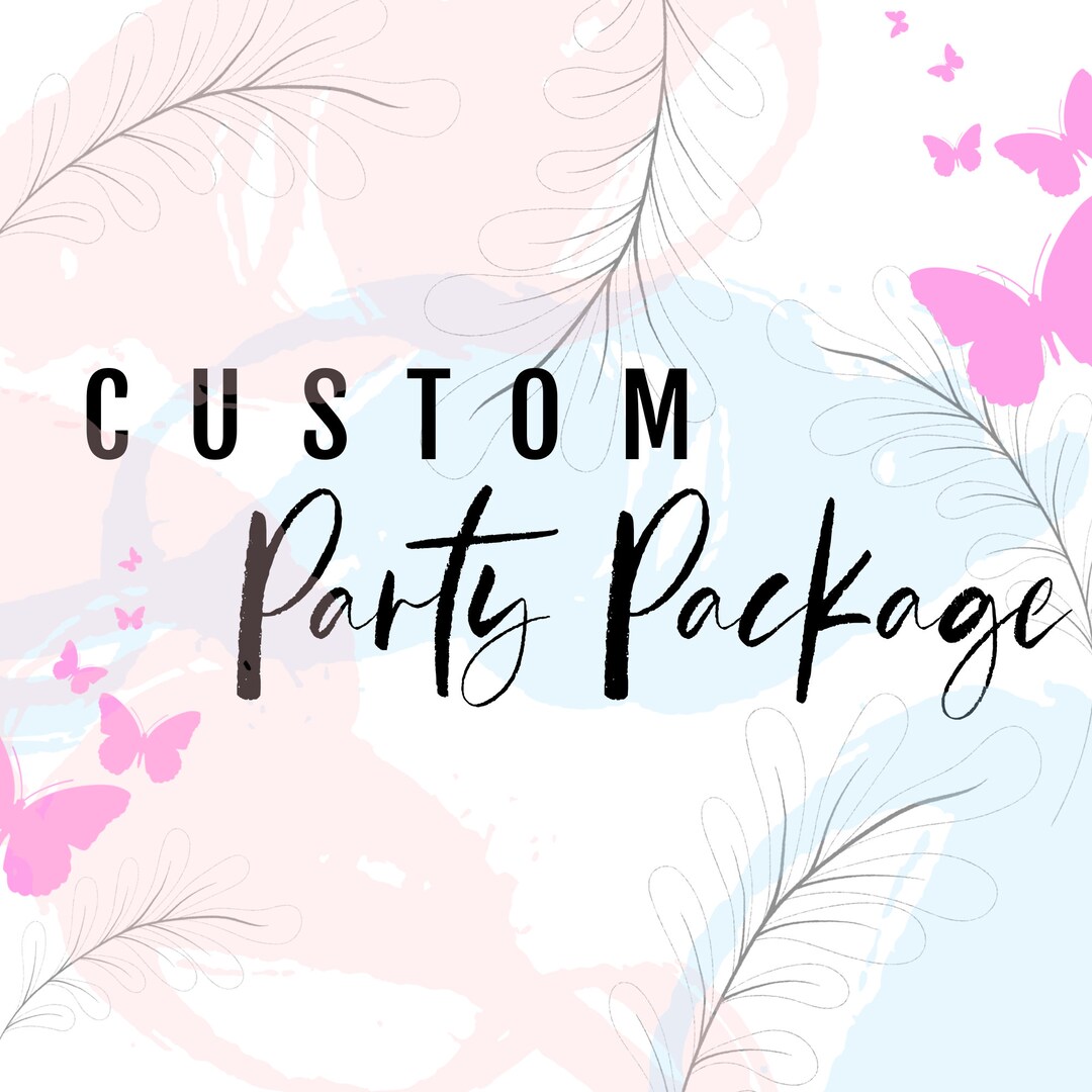 Custom Party Package, Custom Cake Toppers, Custom Banners, Personalized ...