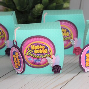 Custom Hubba Bubba Treats, Personalized Favor Boxes, Hubba Bubba Favor ...