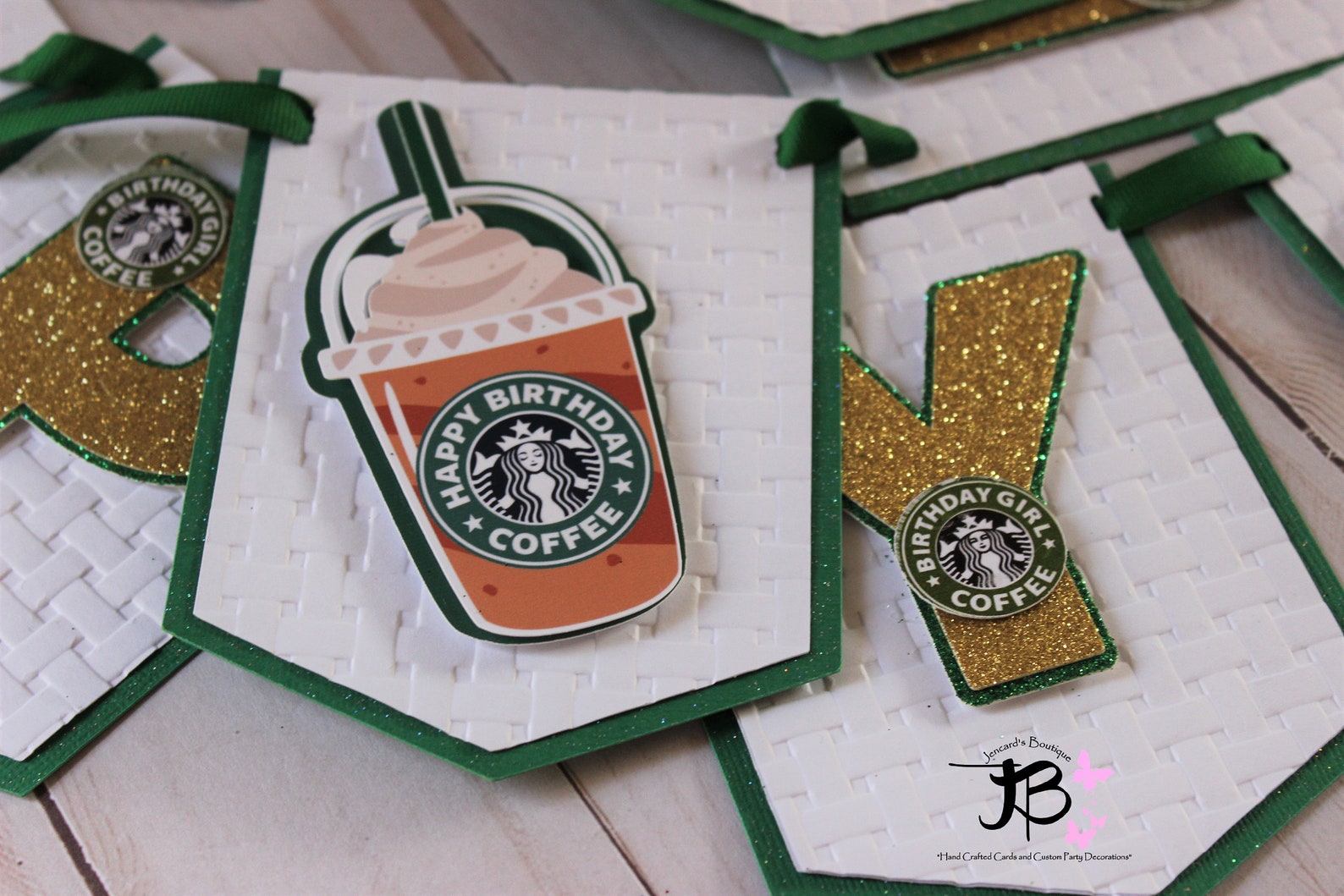 Starbucks Banner Starbucks Birthday Banner Starbucks | Etsy