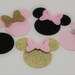 Minnie Mouse Paper Cutouts Minnie Scrapbook Minnie Party - Etsy
