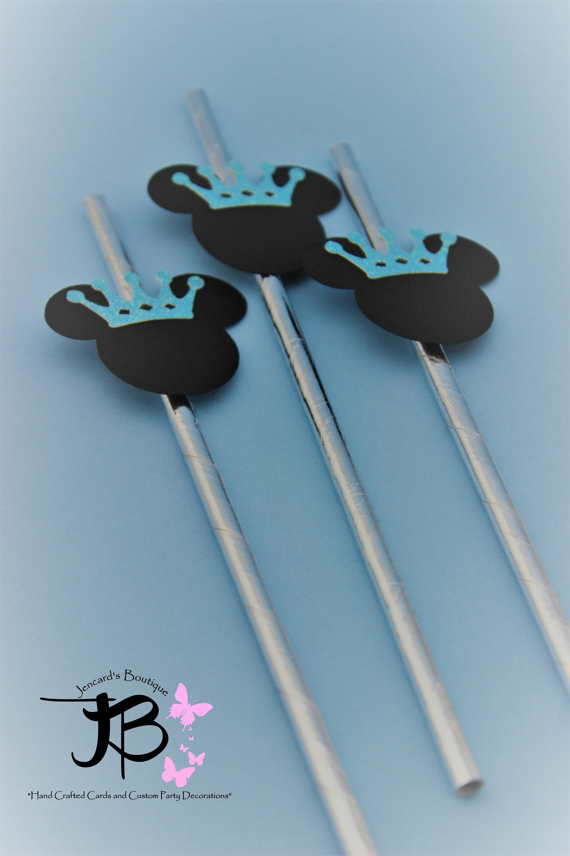 Mickey Mouse Prince Paper Party Straws Prince Mickey Mouse | Etsy