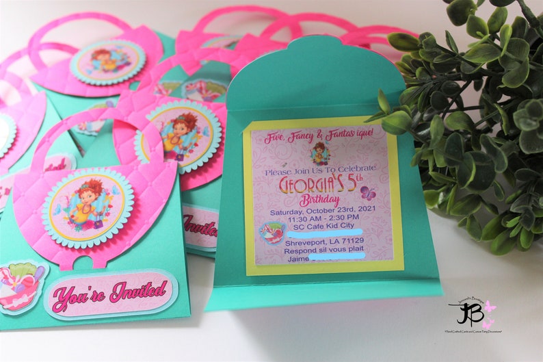Purse Birthday Invitations Girls Birthday Invitations Fancy - Etsy