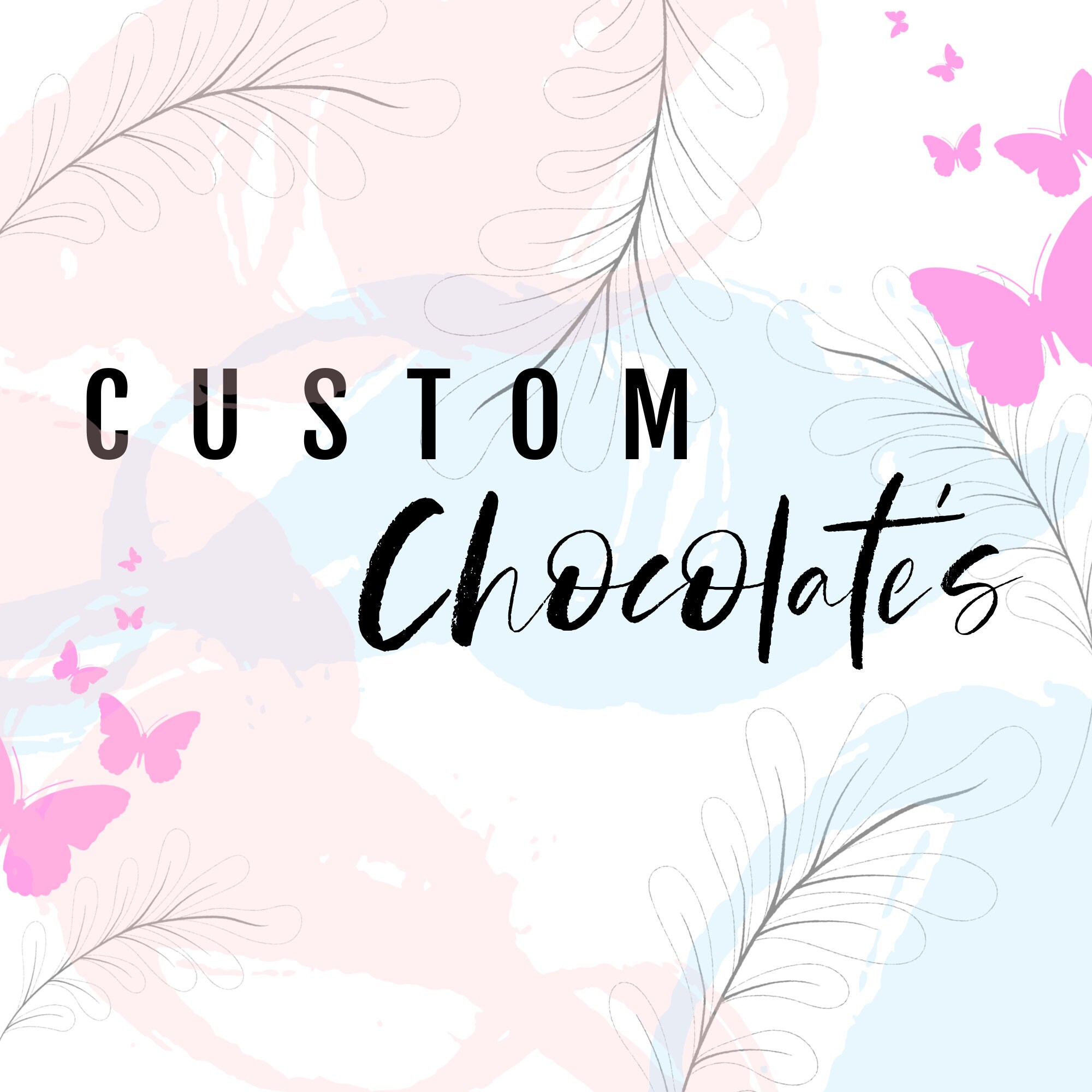Custom Chocolate Treats, Personalized Chocolate Favor Boxes, Birthday ...