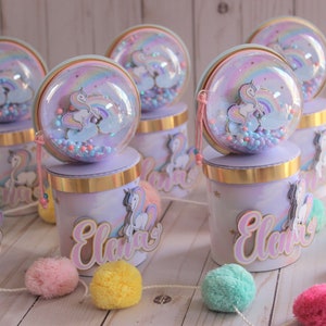 Unicorn Potato Cans, Unicorn Favor Box, Unicorn Personalized Potato ...