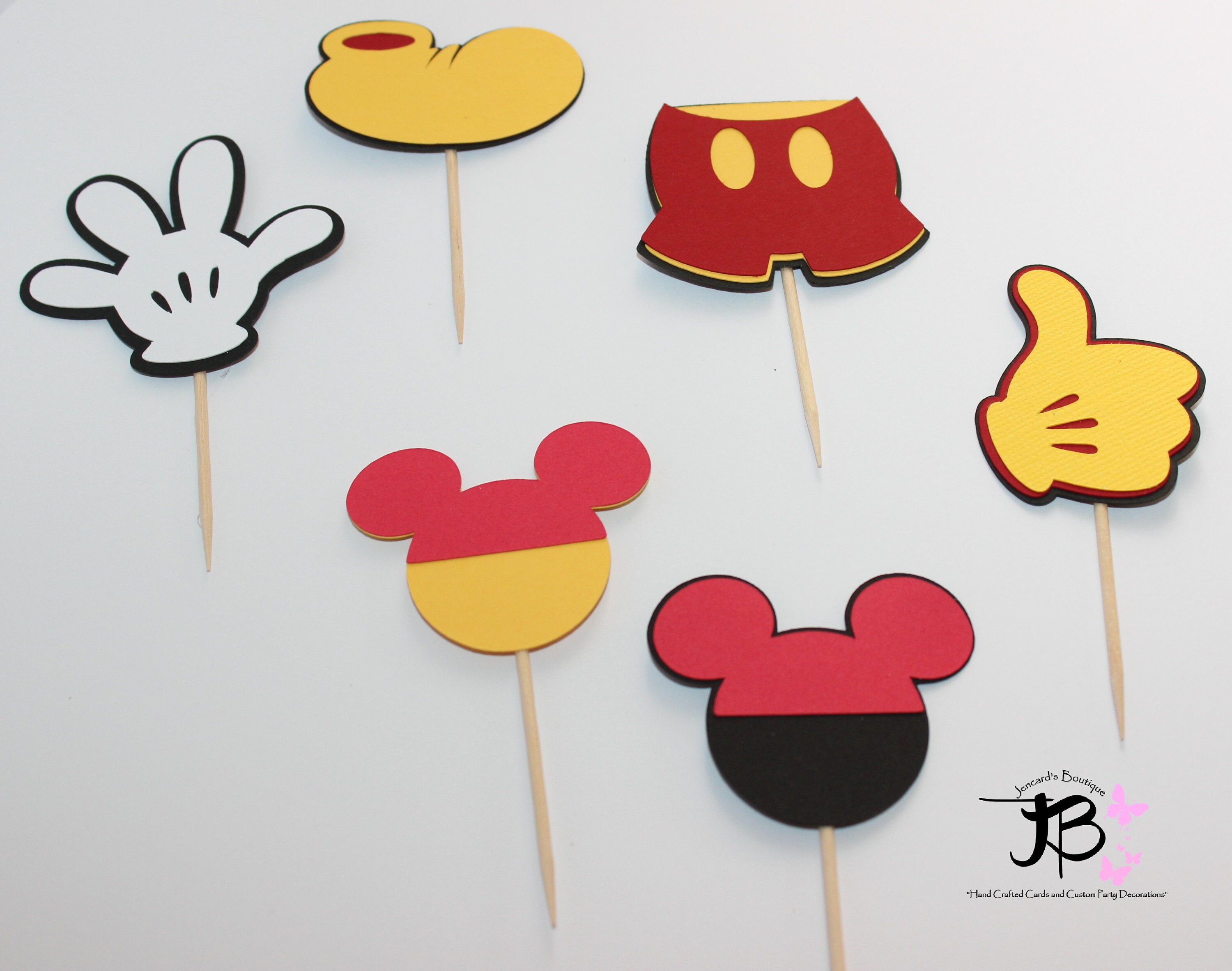 Mickey Mouse Cupcake Toppers Mickey Mouse Club House Cupcake | Etsy