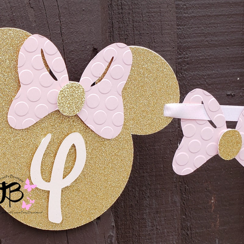 Minnie Mouse Banner - Etsy