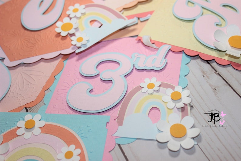 Rainbow Banner Boho Banner Hippie Banner Retro Banner Two - Etsy