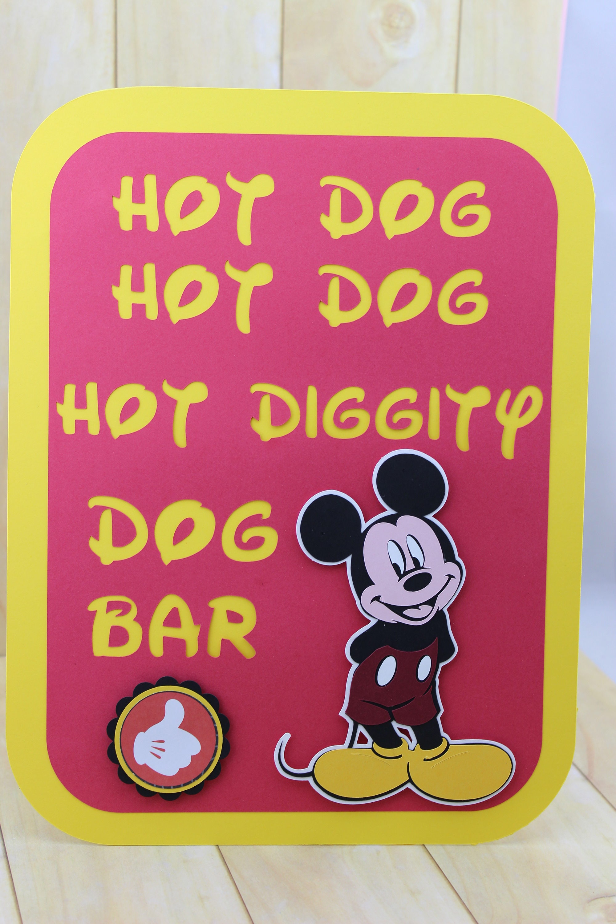 Mickey Party Table Sign Mickey Mouse Clubhouse Party Sign 8 - Etsy