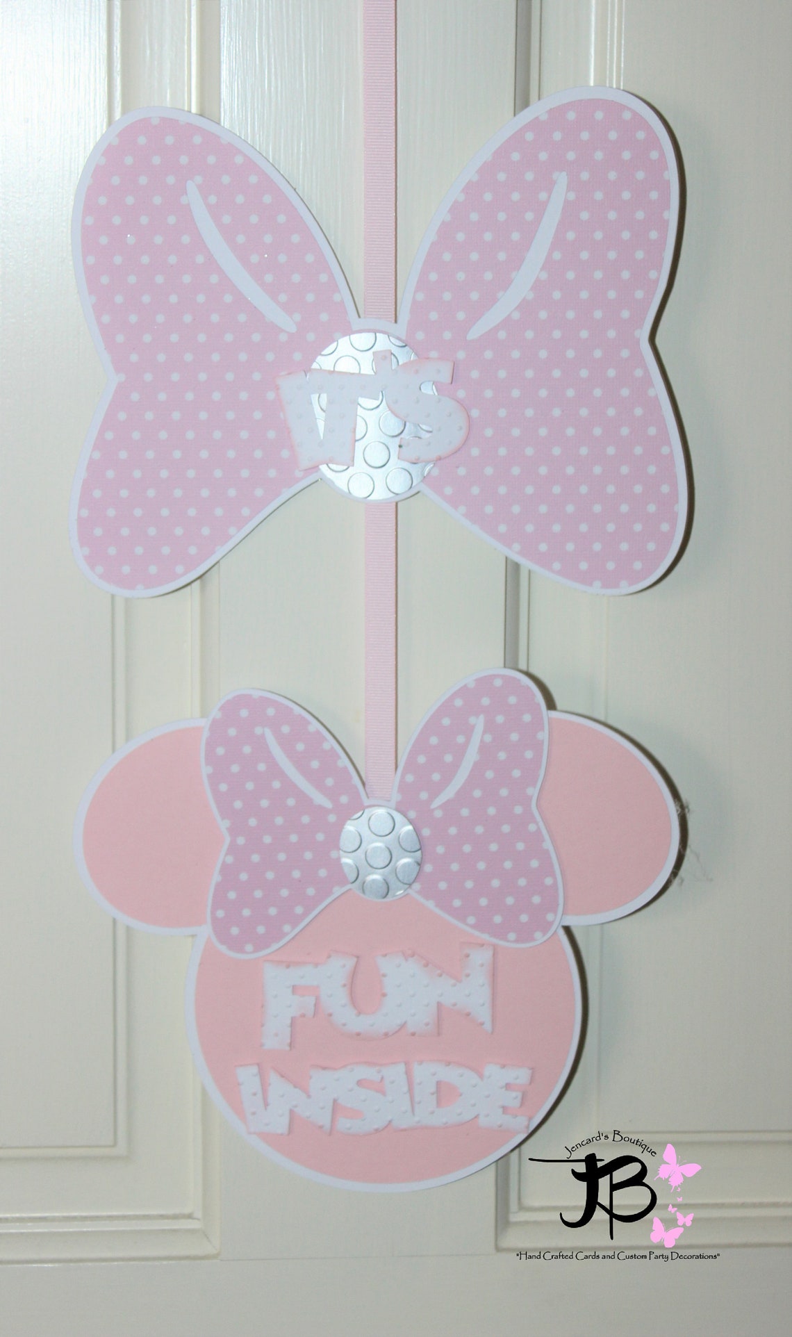 Minnie Mouse Door Sign, Minnie Mouse Birthday Door Sign, Minnie Mouse ...