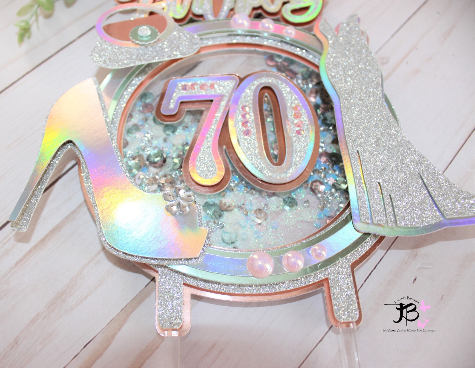 70th Birthday Cake Topper Custom Birthday Cake Topper | Etsy