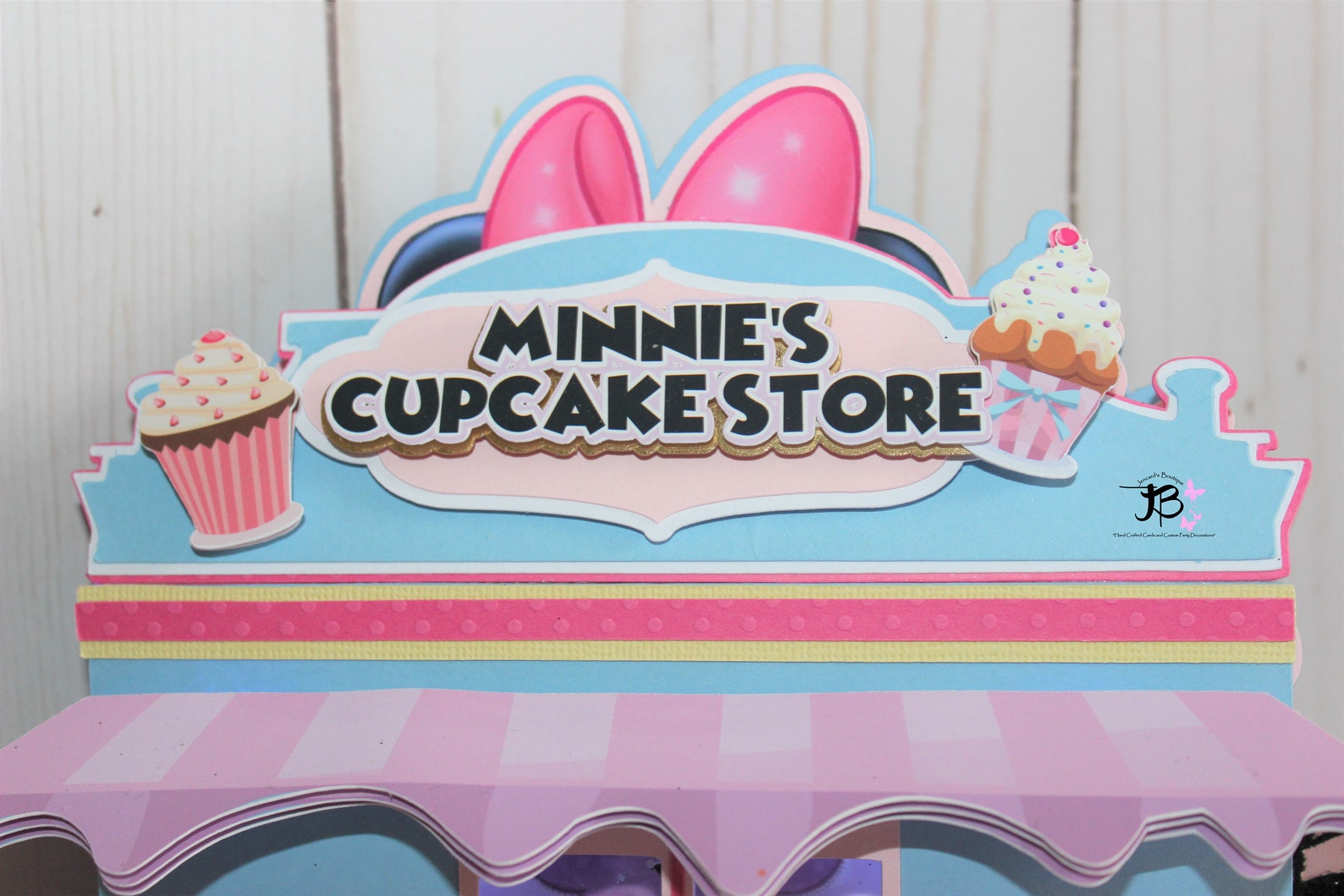Minnie Mouse Shaker Cake Topper Minnie Cupcake Store Cake - Etsy