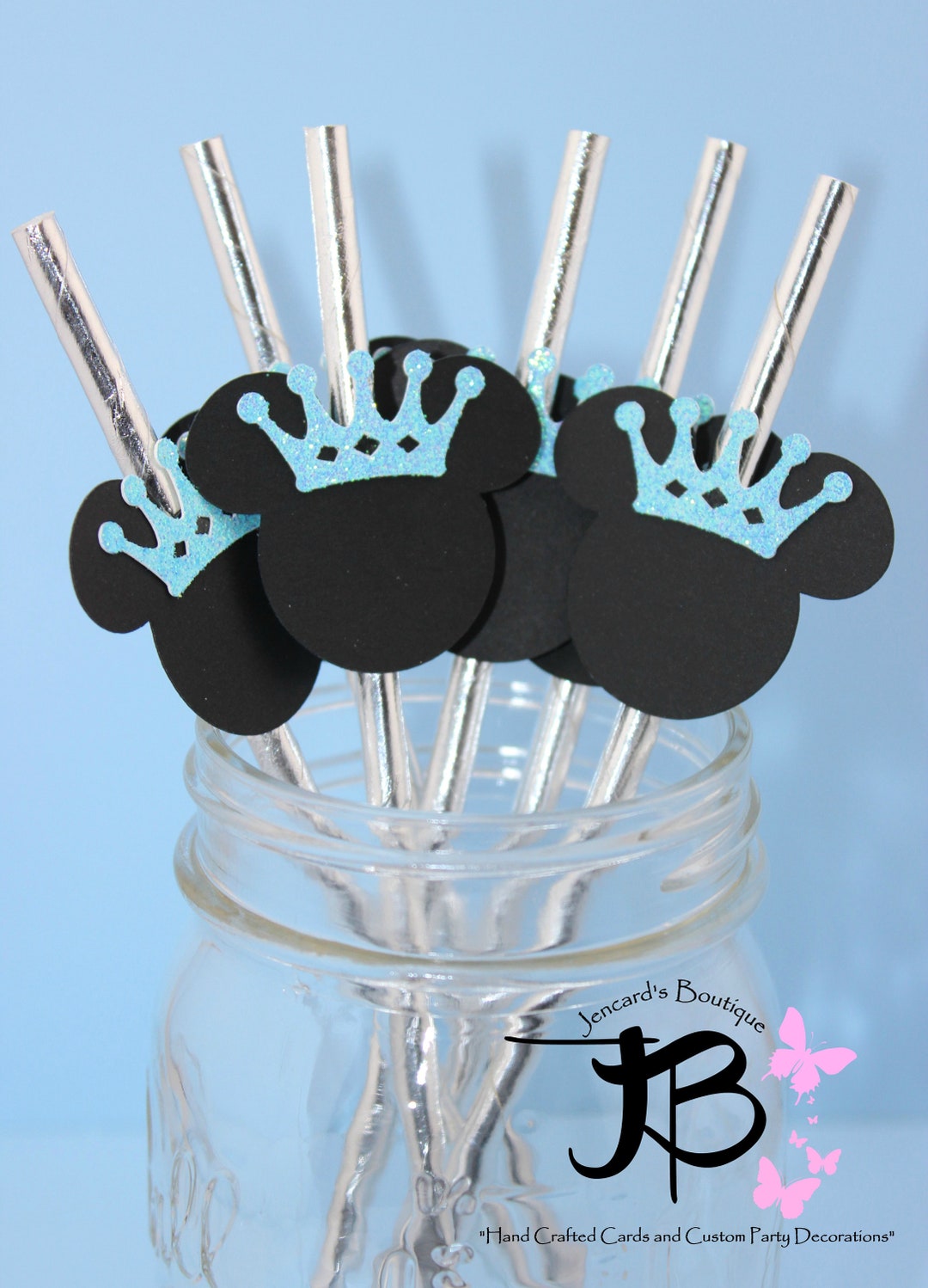 Mickey Mouse Prince Paper Party Straws, Prince Mickey Mouse Straws ...