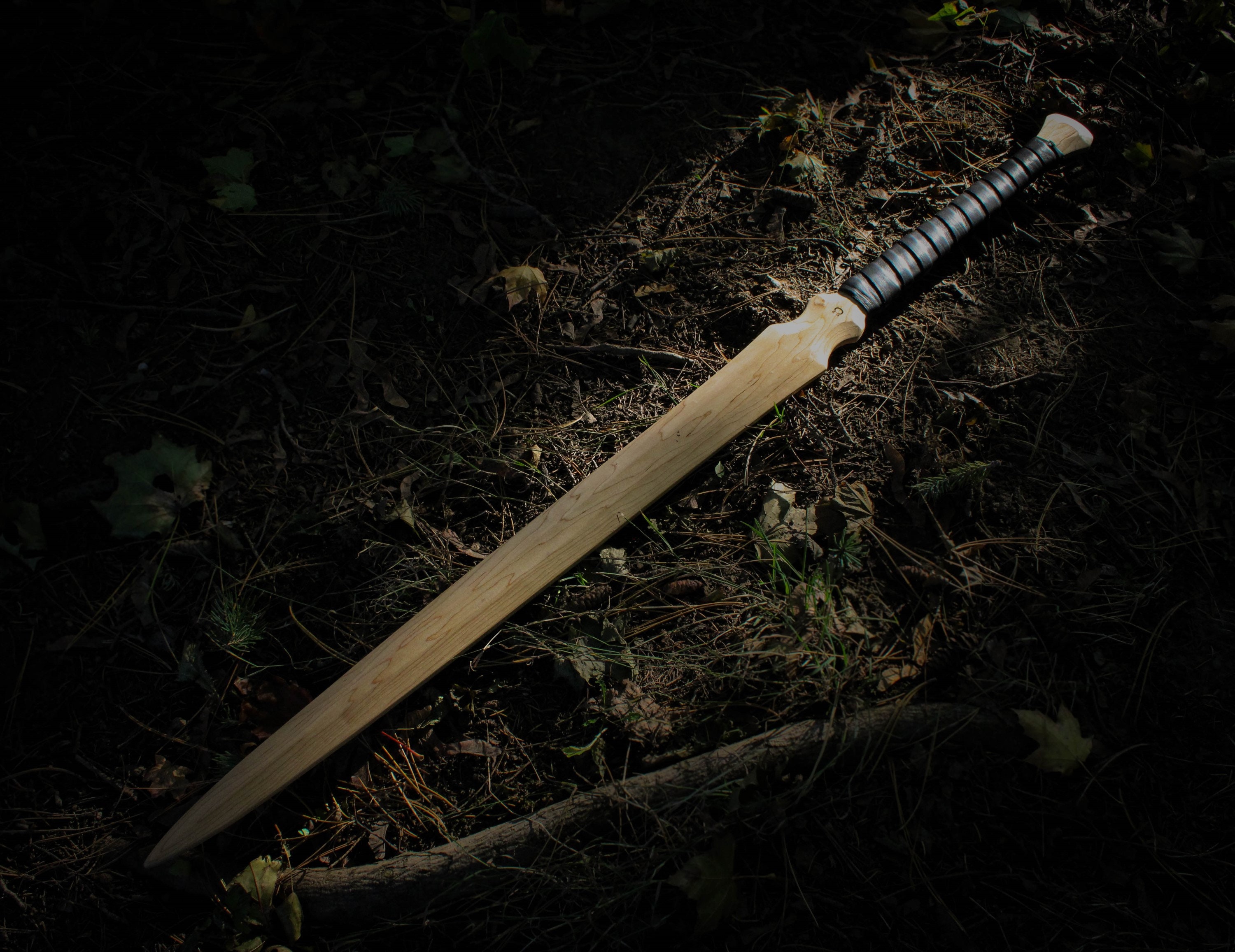 Vanguard MK2.0 Wooden Sword Staff Hybrid Spear Sword Long - Etsy