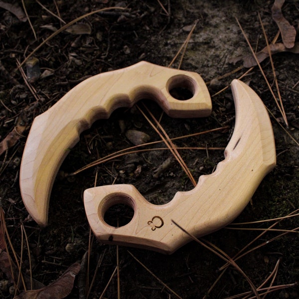 Wooden Karambit - Etsy
