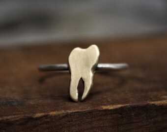 Human Tooth Ring - Etsy