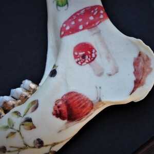 Cottage Core Deer Jawbone Wall Hanging Decor Real Bone Painted Skull ...