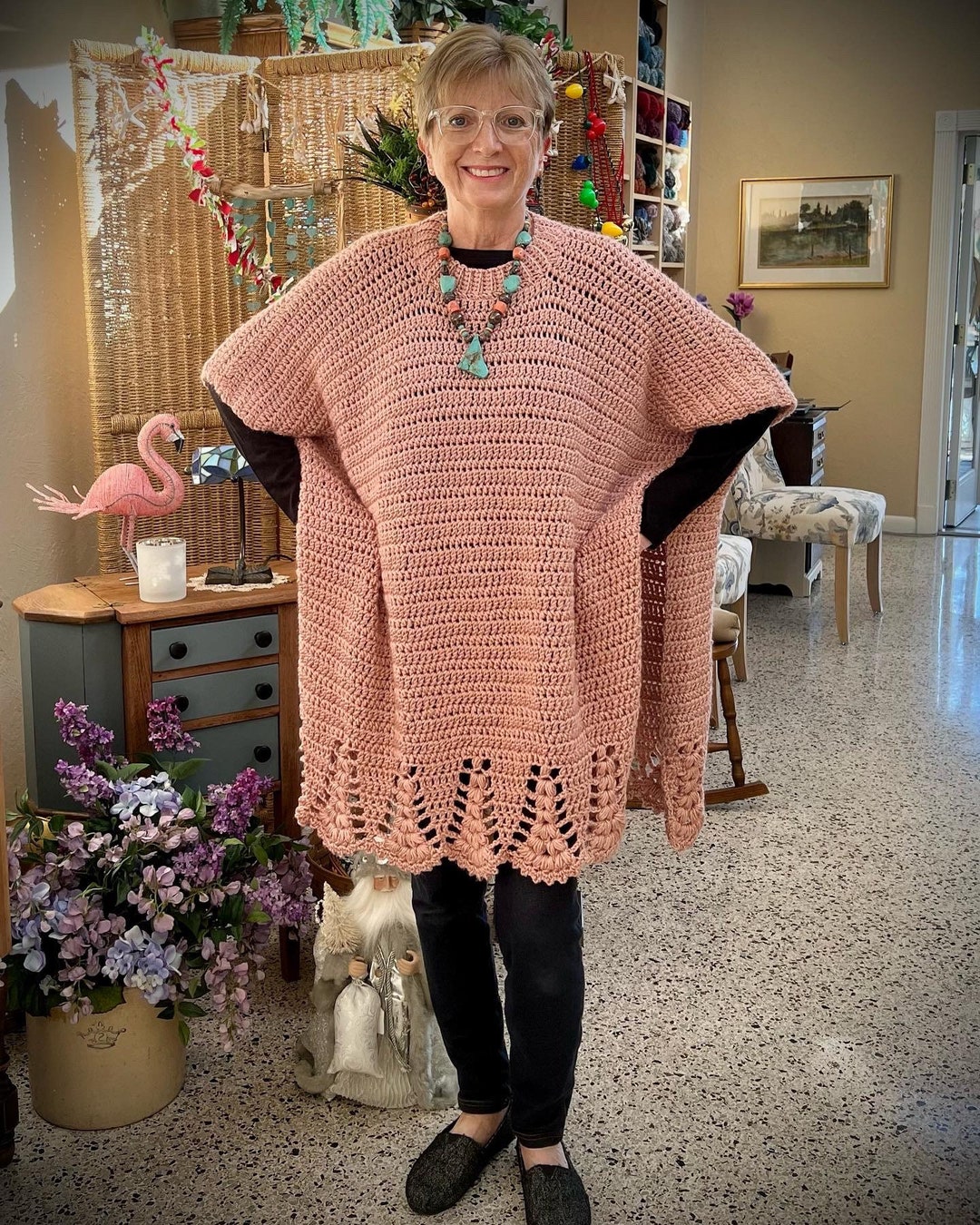Gorgeous Soft Poncho With Open Sides - Etsy