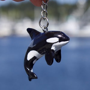 Orca Keychain Pendant - Etsy