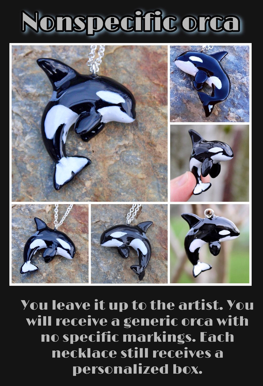 Orca Necklace full Body - Etsy