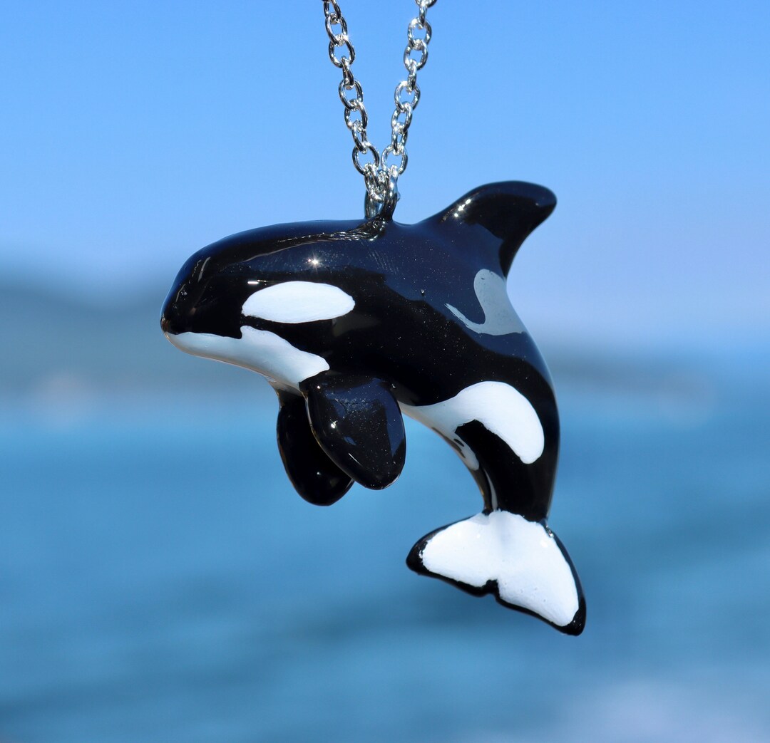 Orca Necklace full Body - Etsy