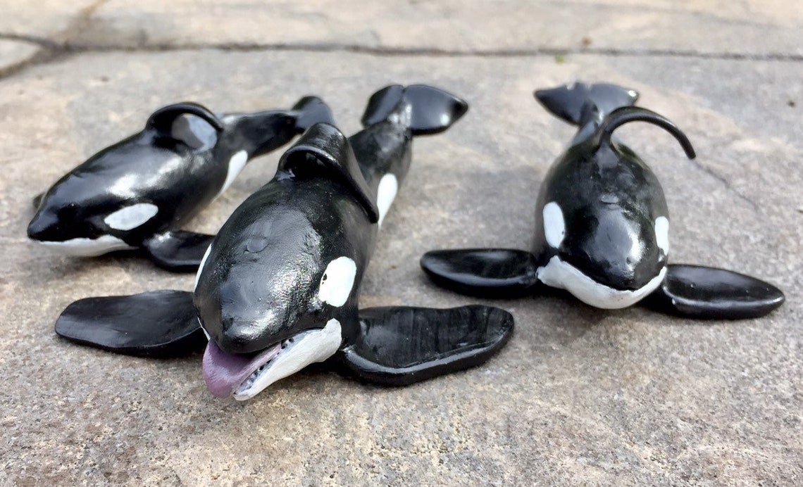 Custom orca figurine | Etsy