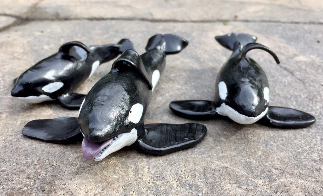 Custom orca figurine | Etsy