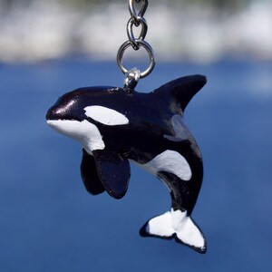 Orca Keychain Pendant - Etsy