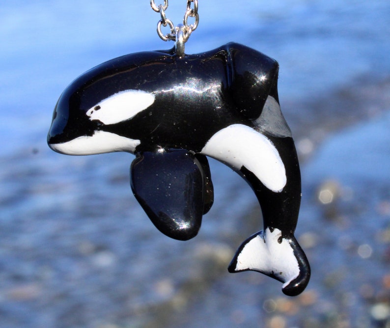 Orca Necklace full Body - Etsy