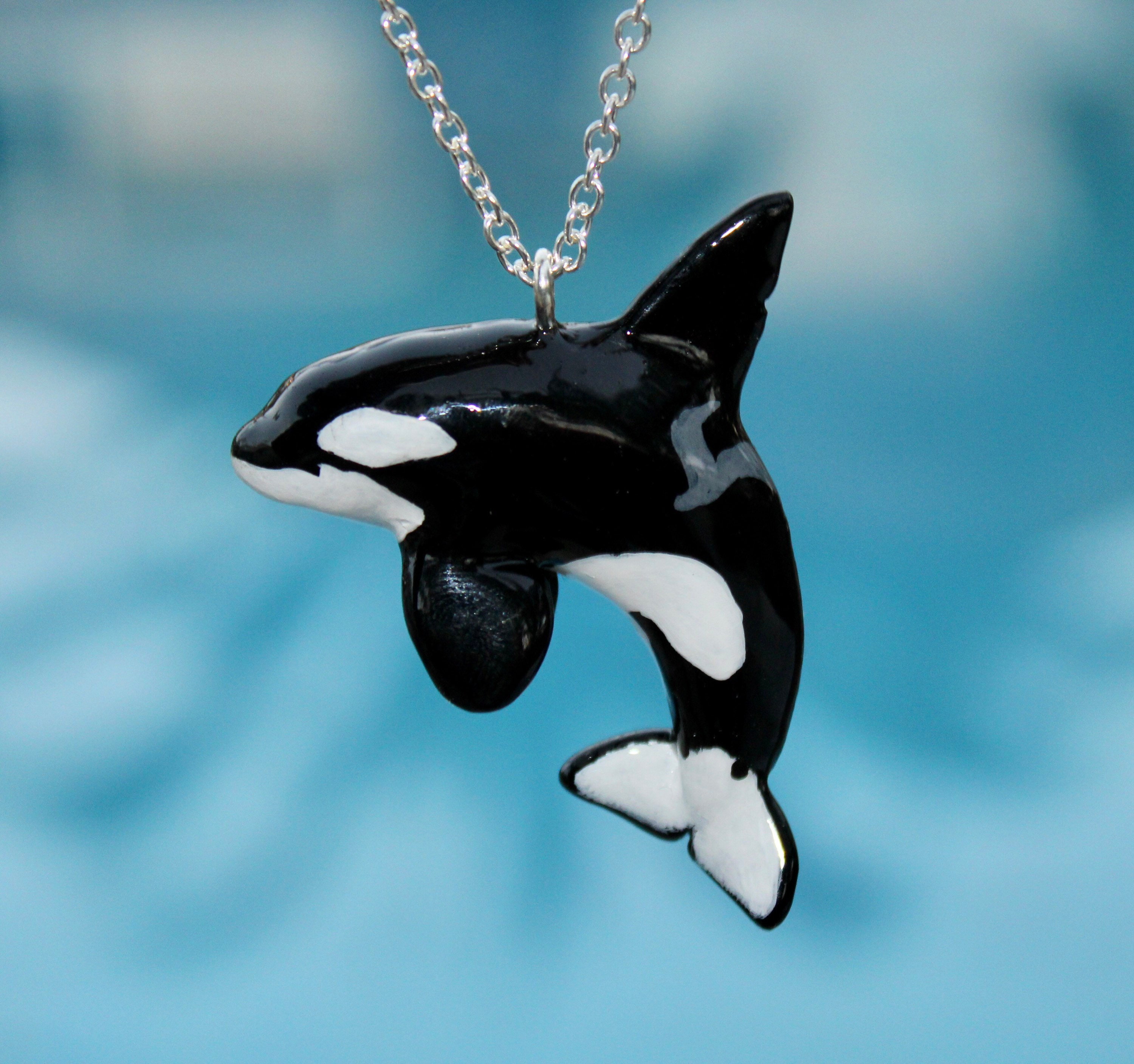 Orca Necklace full Body - Etsy