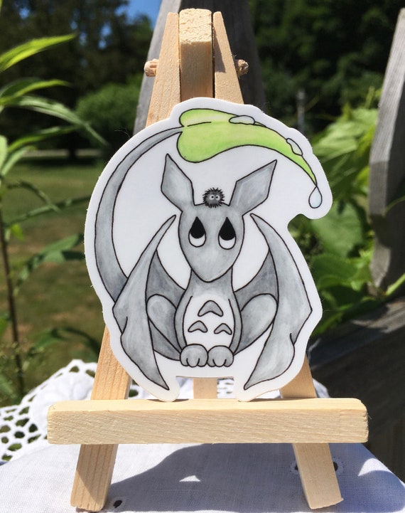 Totoro Dragon Vinyl Sticker Fanart Fan Art Free Shipping 3 - Etsy
