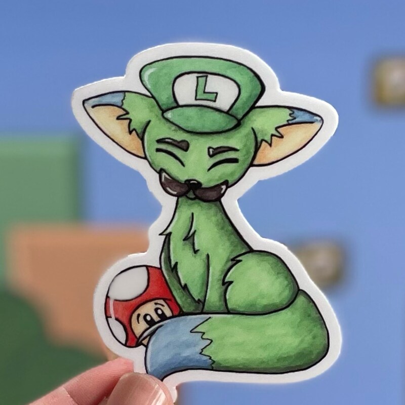 Luigi Mustache - Etsy