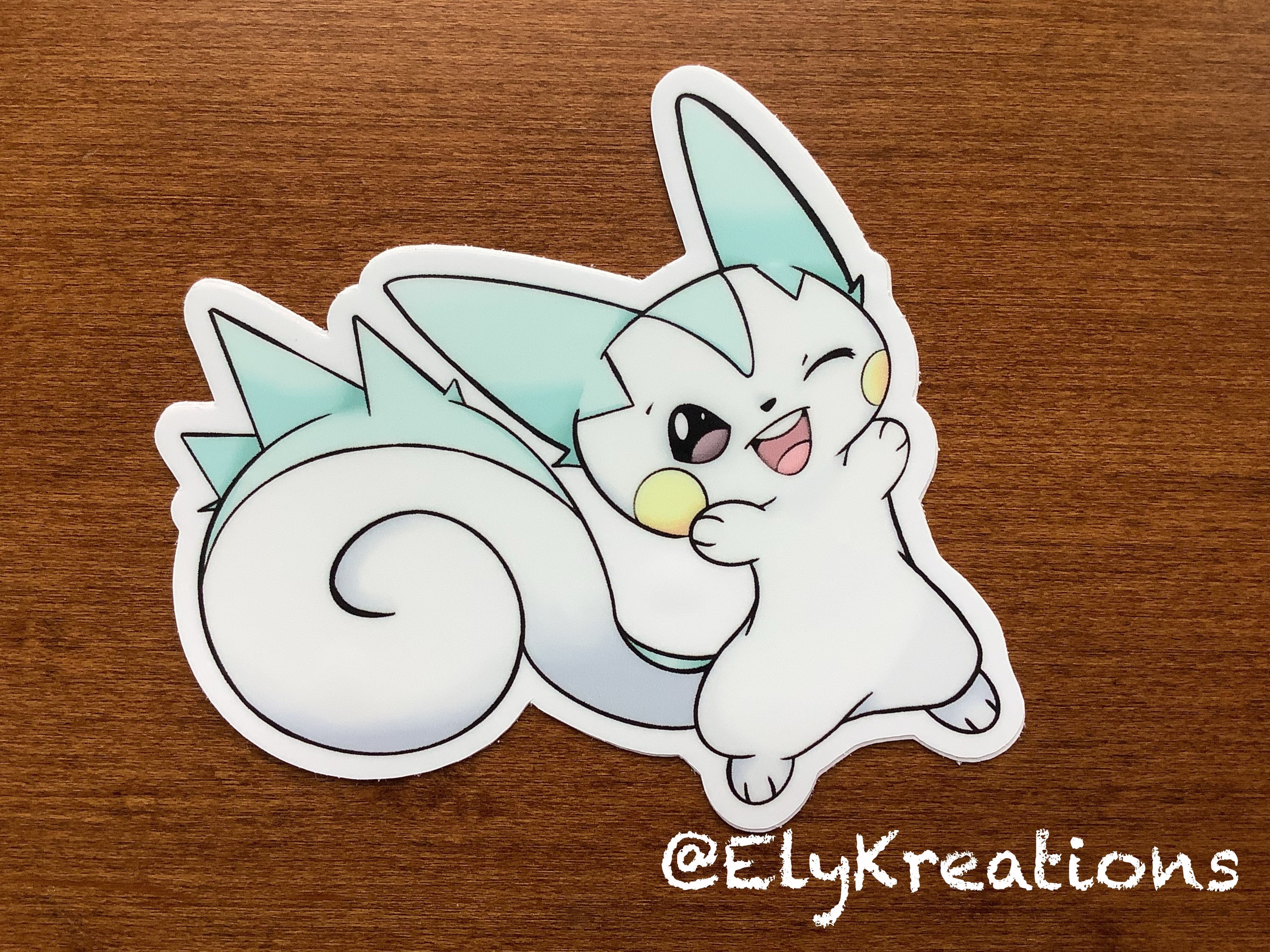 Pachirisu and Shiny Pachirisu Vinyl Stickers 3 Inch - Etsy