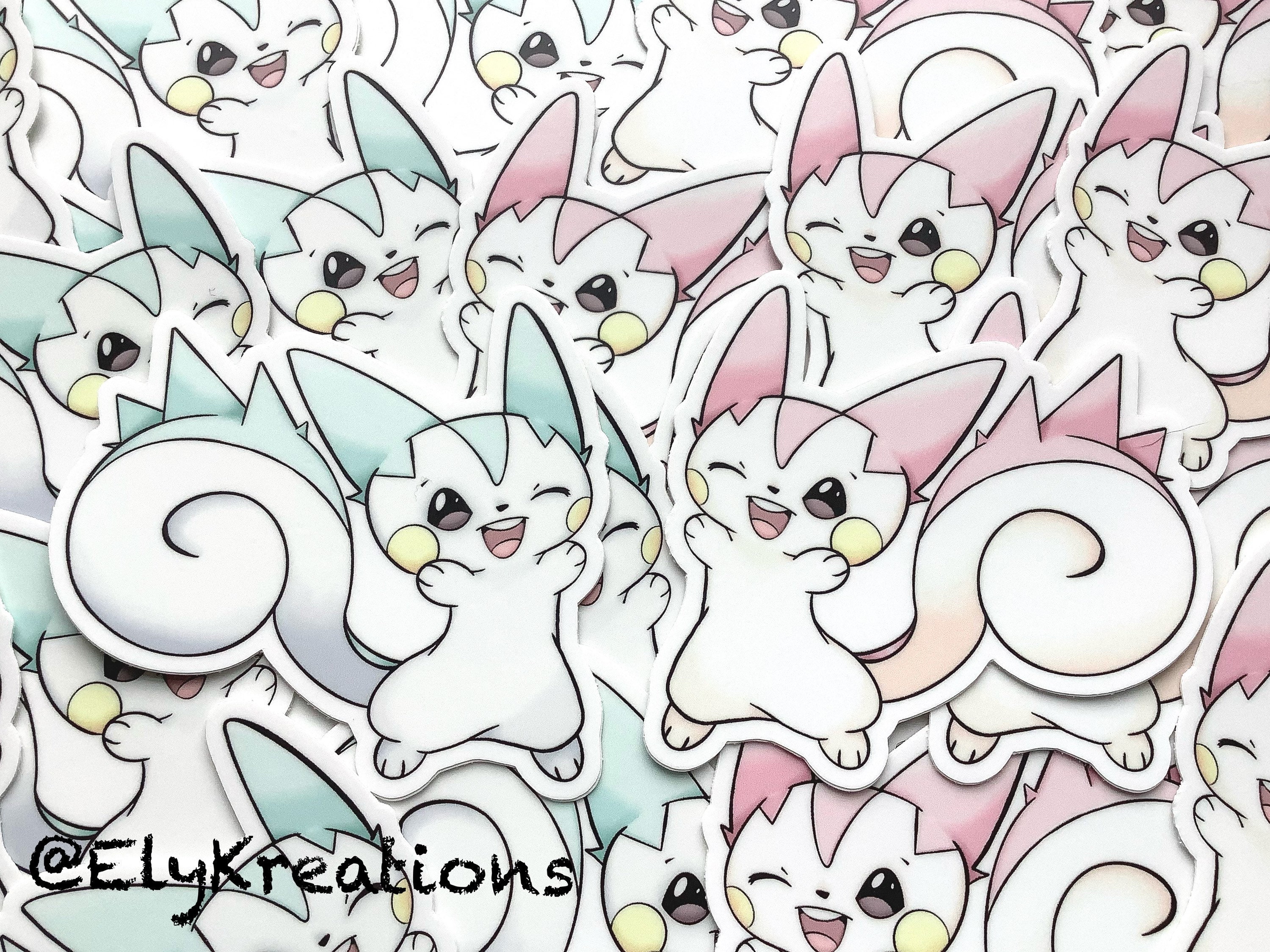 Pachirisu and Shiny Pachirisu Vinyl Stickers 3 Inch - Etsy