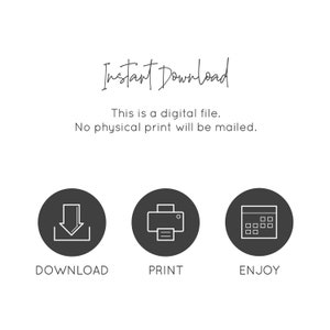2024 Printable Clipboard Calendar, Minimalist Script Font, Monthly ...