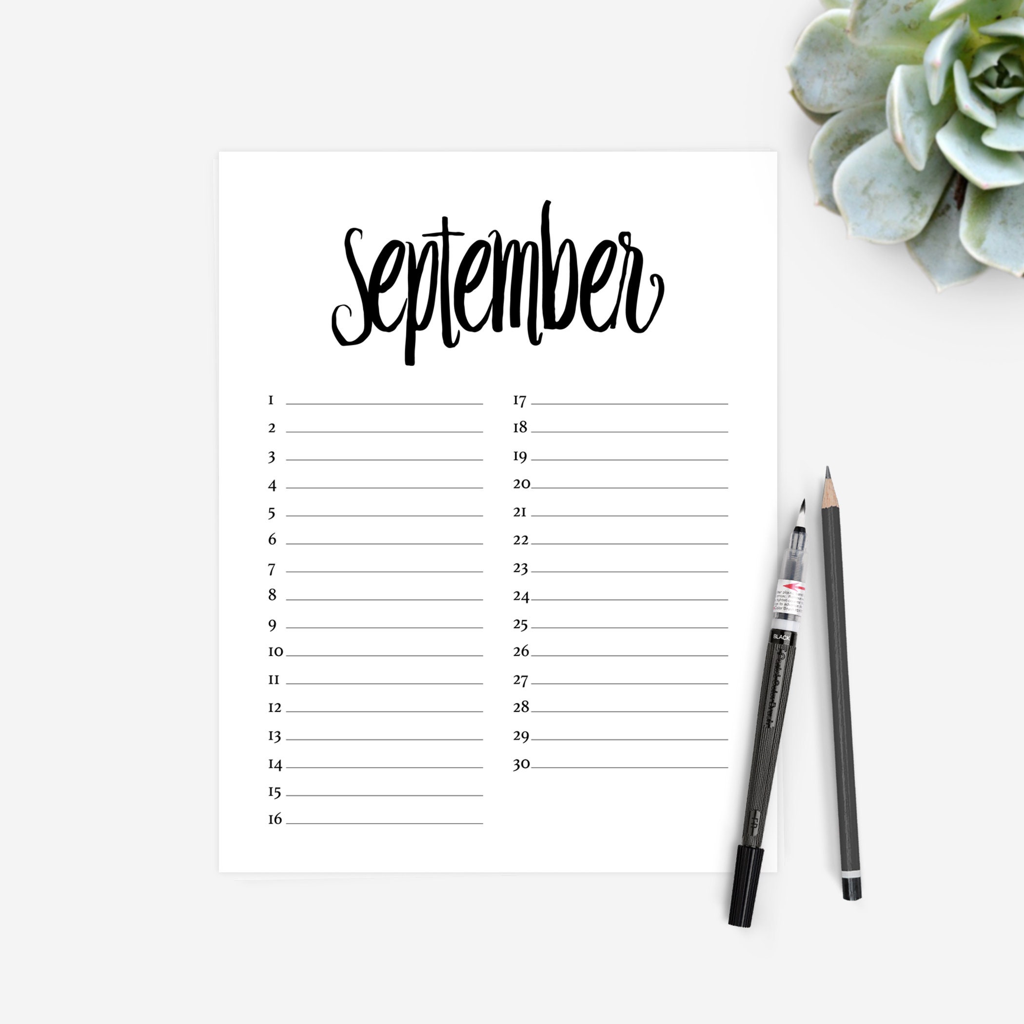 Birthday Calendar, Birthday Calendar Perpetual, Anniversary Printable ...