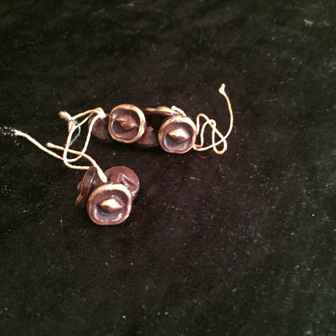 Vintage Glass Buttons - Etsy