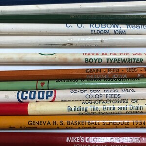 24 Advertising Pencils - Etsy