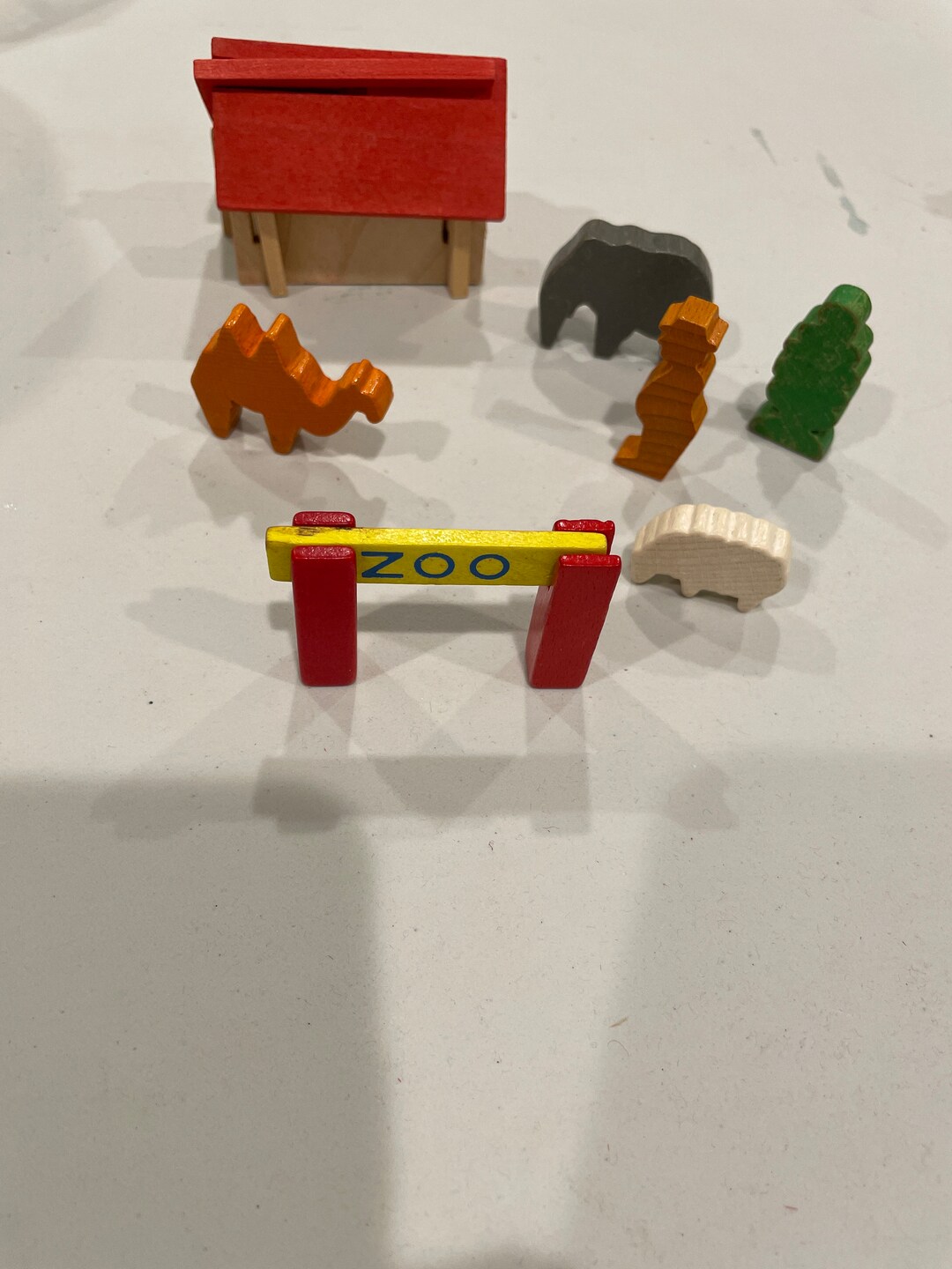W German Wooden Toy Zoo - Etsy