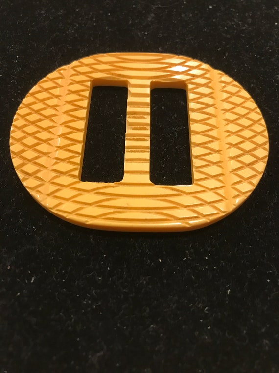 Vintage 1930 Bakelite buckle - Gem