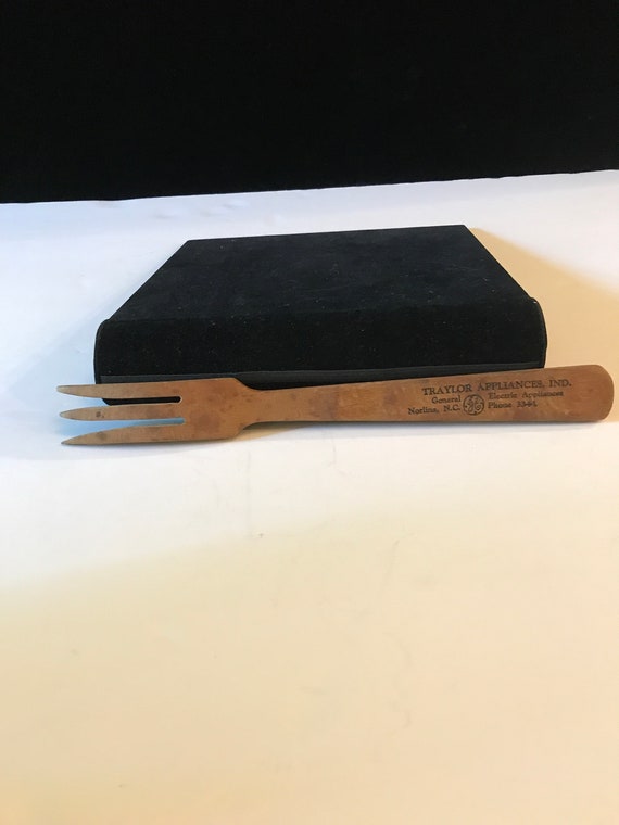 Vintage Wood Advertising Fork - Etsy