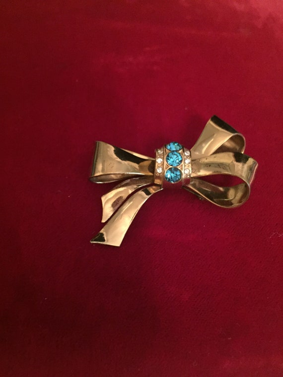 Coro Brooch, 1940's Coro, Scandinavian Bird Brooch, C… - Gem