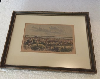 Hand Tinted Print - Etsy