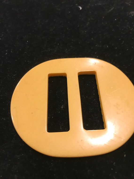 Vintage 1930 Bakelite buckle - Gem