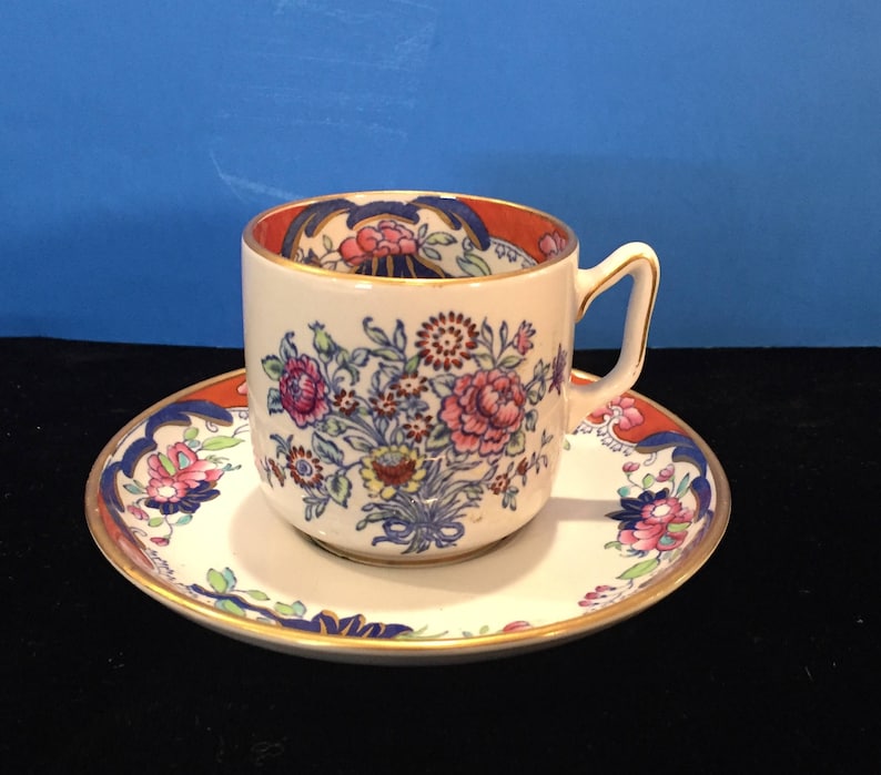 Antique 19th Century Copeland Spode Demitasse Cup & Saucer - Etsy