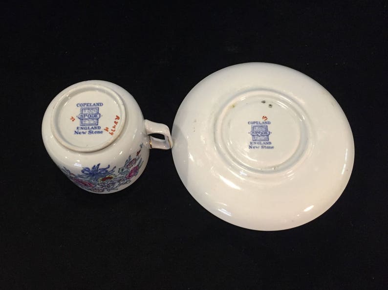 Antique 19th Century Copeland Spode Demitasse Cup & Saucer - Etsy