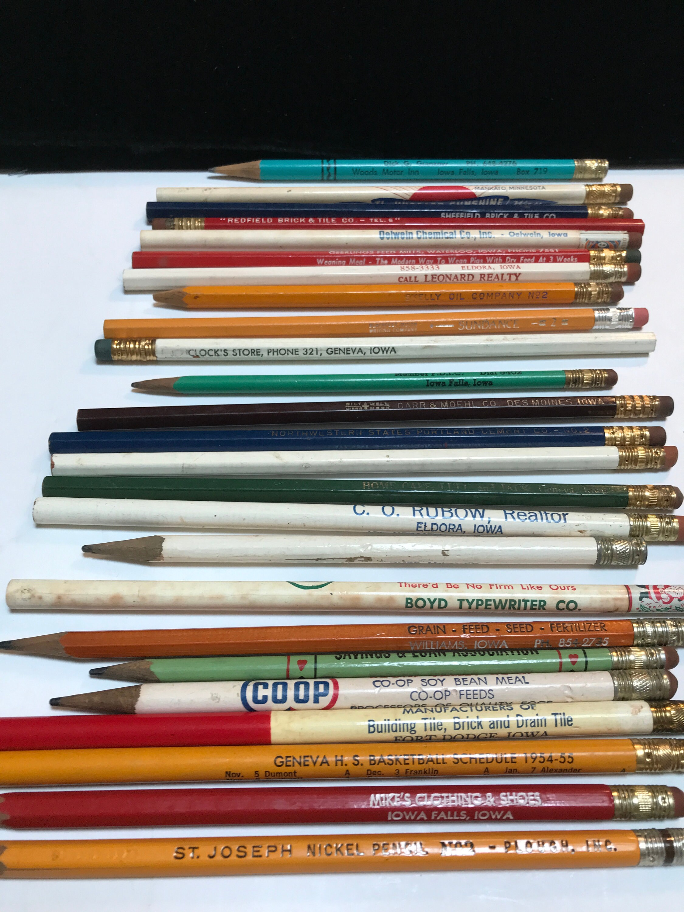 24 Advertising Pencils - Etsy