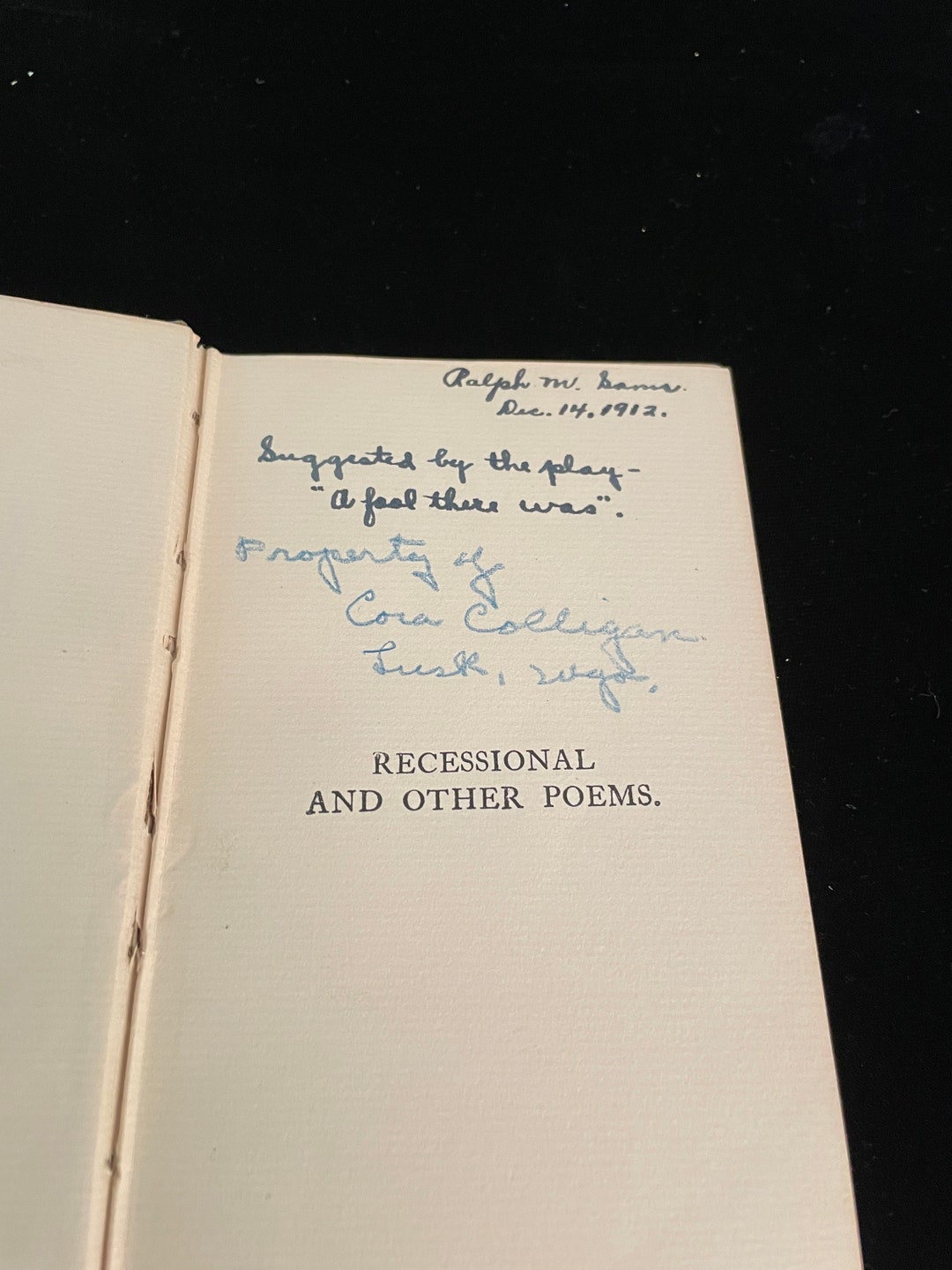 Book-recessional & Vampire by Rudyard Kipling - Etsy